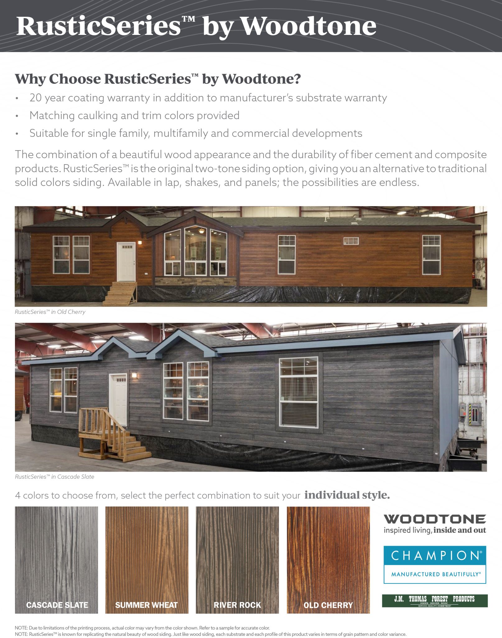 Go With The Grain: RusticSeries Siding | Factory Homes Outlet